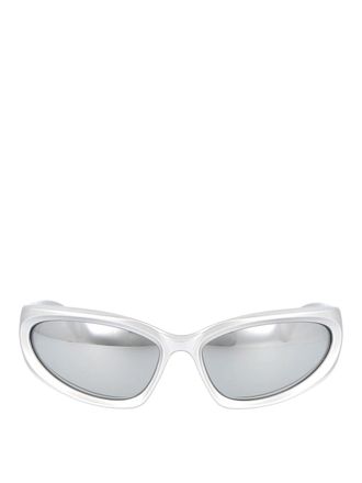 Balenciaga Lunettes De Soleil - Argent