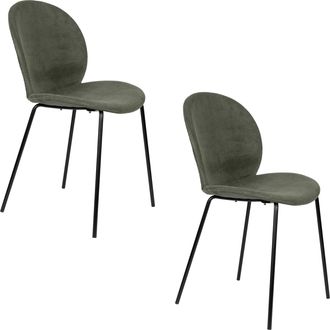 Zuiver Bonnet Sitz Gr&uuml;n - 2er Set