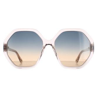 Chloé Chloe Runde Damen Rosa Kristall Blau bis Pfirsich Farbverlauf CH0008S Esther