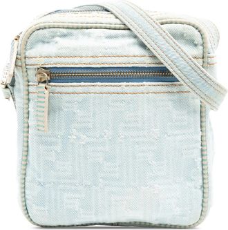 Fendi Hobo Bags - Zucca Denim Crossbody - Gr. unisize - in Blau - f&uuml;r Damen