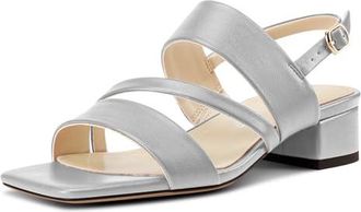 Castamere Femmes Slingback Bas Bloc Chunky Talon Heel Ouvert Carr&eacute; Bout Dress Sandales D&eacute;contract&eacute; Bureau &Eacute;t&eacute; Chaussures 3.5 CM Heels Gris 38 EU