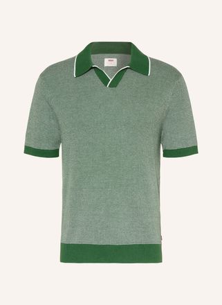 Levi's Strick-Poloshirt Standard Fit gruen