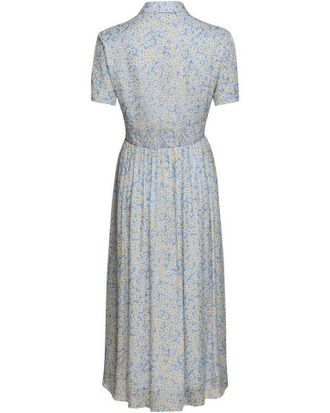 Highmoor Midikleid Hemdblusenkleid mit G&auml;nsebl&uuml;mchen