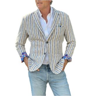 Bob Homme, Vestes, Multicolore, Taille: XL Blazer Slight 254