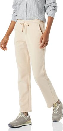 Amazon Essentials Damen Jogginghose Mit Geradem Bein Und Kordelzug Für Damen, Fleece - (In Übergröße Erhältlich), Hellbeige, XXL