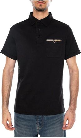 Barbour Homme, Tops, Noir, Taille: S Polo Chemises