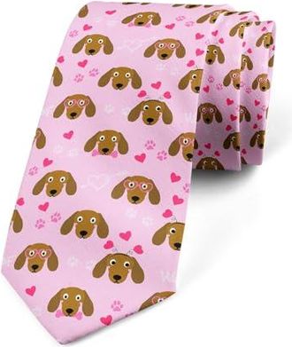 Generic Cravate Pour Homme Roses Brun Classique Men Tie Fine Cravate Homme Pour Affaires Mariage Remise De Dipl&ocirc;me