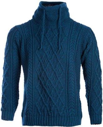 Walker and Hawkes Blackburne - Pull en Laine m&eacute;rinos avec Cordons de Serrage - Homme - Bleu Marine - L