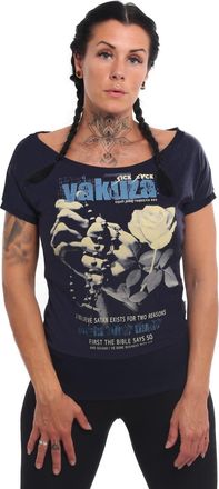 Yakuza Damen Believe Wide Crew Neck T-Shirt, Parisian Night, S