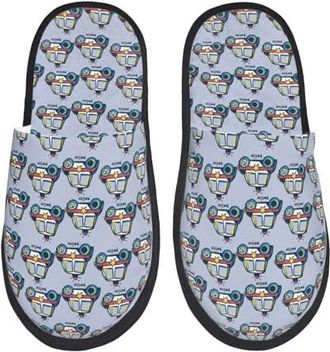 Generic Voiture De Police Homme Femme Chaussures De Maison Doux Pantoufles Chaud Chaussons Pour Ext&eacute;rieur Int&eacute;rieur Hiver M