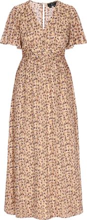 Faina Kleid Frauen beige mehrfarbig