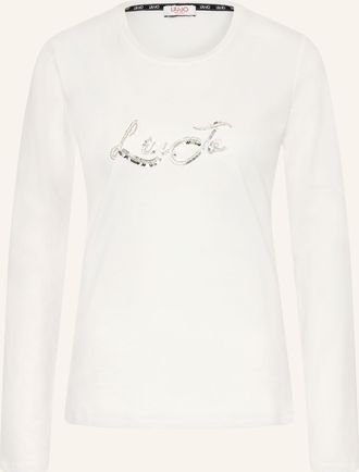 Liu Jo Liu Jo Longsleeve Mit Schmucksteinen weiss