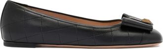 Bally Gesteppte B-Bow Ballerinas - Schwarz