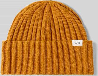 For&eacute;t M&uuml;tze aus Lammwolle mit Label-Patch