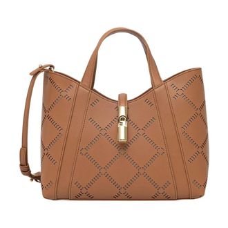 Furla Goccia S Tote - Femme - Sacs - Brun - Taille: ONE Size
