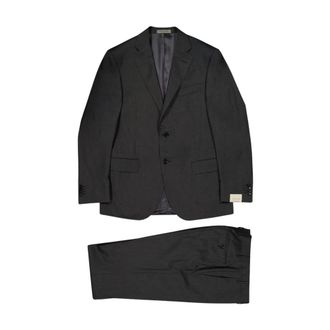 Corneliani Grauer Wollanzug mit Futter - - Suits - Herren - Grau - 2XL