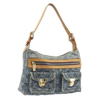 Louis Vuitton Pre-owned Vintage Monogram Denim Schultertasche - - Pre-owned - Damen - Blau - ONE SIZE