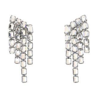 Swarovski Femme, Accessoires, Blanc, Taille: ONE Size Millenia Chandelier Clip Earrings