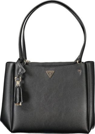 Guess Schwarze Polyethylen-Handtasche