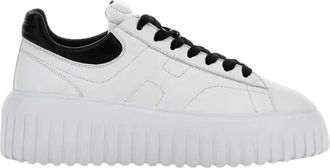 Hogan Femme, Chaussures, Blanc, Taille: 38 1/2 EU H-Stripes Baskets