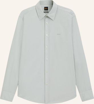HUGO BOSS Hemd Relegant Regular Fit silber