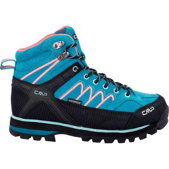 F.lli Campagnolo Damen Moon Mid Wmn Trekking Wp Walking Shoe, Teal Red Fluo, 38 EU