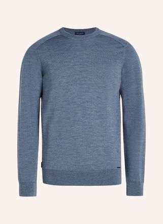 MR MARVIS Mr Marvis Strick The Merino Pullover blau