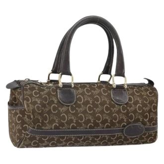 Celine Sac en toile Pre-owned - Femme - Pre-owned - Brun - Taille: ONE Size
