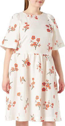 Seidensticker Damen 133142-02 Kleid, Weiß, 40