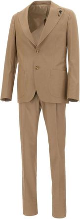 Lardini Homme, Costumes, Brun, Taille: XL Costume Deux Pi&egrave;ces Iconique en Coton