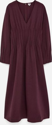 Arket Plisseekleid -Rot