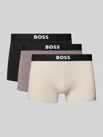 HUGO BOSS Trunks aus Baumwoll-Mix im 3er-Pack