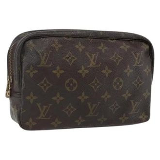 Louis Vuitton Pochette en toile Pre-owned - Femme - Pre-owned - Brun - Taille: ONE Size