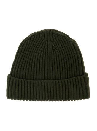 Stone Island Boys Kids Beanie Green Tech Fabric Hat