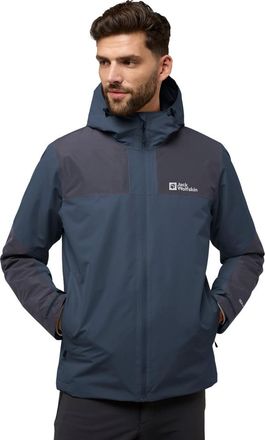 Jack Wolfskin Winterjacke JACK WOLFSKIN JASPER INS JKT M, Damen, Gr. XL (54/56), blau (midnightsky), Oberstoff: 100% POLYESTER; Kontrastmaterial 1: 100% POLYESTER; 