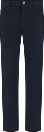 Boggi Milano Homme, Pantalons, Bleu, Taille: W33 Cotton Tencel 5 Pockets
