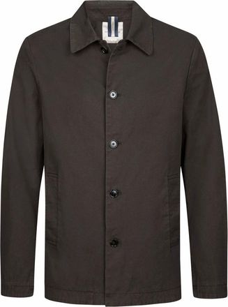 Profuomo Overshirt aus einem leichten Baumwoll-Canvas in