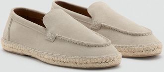 Mango Chaussures cuir jute sable - Homme - 39 - MANGO MAN