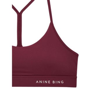 Anine Bing Racerback Support Sports Bra - Red