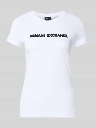 A|X Armani Exchange Slim Fit T-Shirt aus reiner Baumwolle