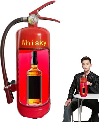 Generic Weinkiste Feuerl&ouml;scher | Lagerung von Spirituosen, kreativer Eisenbarschrank Weinlagerbox f&uuml;r Heimtextilien und Dekoration