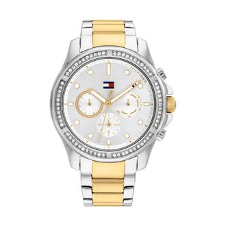 Tommy Hilfiger Femme, Accessoires, Gris, Taille: ONE Size Montre Moderne Argent Brooklyn