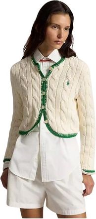Polo Ralph Lauren Femme, Pulls, Beige, Taille: 38 FR Vesta Cardigan