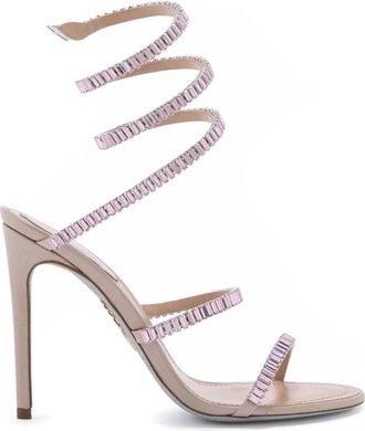 Rene Caovilla Femme, Chaussures, Beige, Taille: 40 EU Cleo Spark Sandal 105