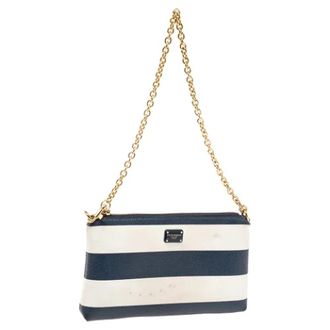 Dolce & Gabbana Pre-owned Leder Schultertasche - - Pre-owned - Damen - Blau - ONE SIZE