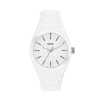 Fossil Uhr Fossil Everett FS6176 Wei&szlig;