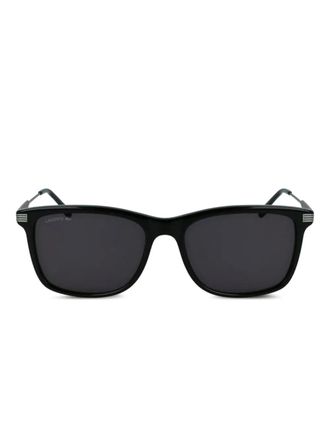 Lacoste lunettes de soleil à monture carrée - Noir