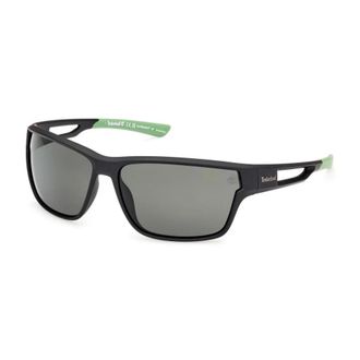 Timberland Homme, Accessoires, Noir, Taille: 65 MM Lunettes de Soleil Sportives Polarisees