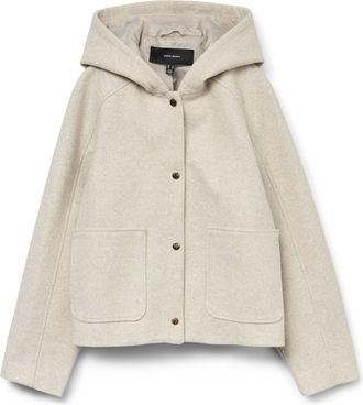 Vero Moda Damen Vmfortunerome Short Jacket Ga Boo, Oatmeal, x_l
