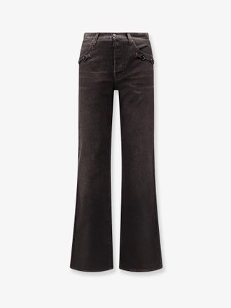 Gucci Cotton denim trousers with Horsebit detail - GUCCI - gender_Man